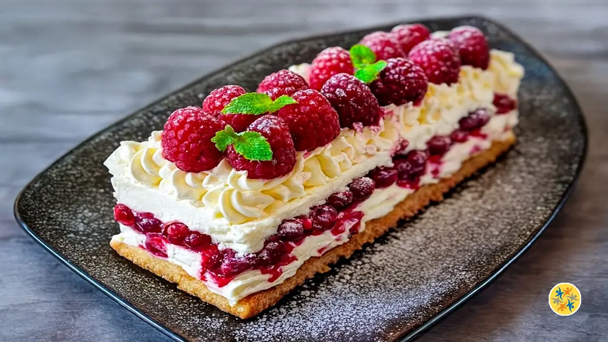Bûche Mascarpone Framboise : le Dessert Chic Sans Cuisson