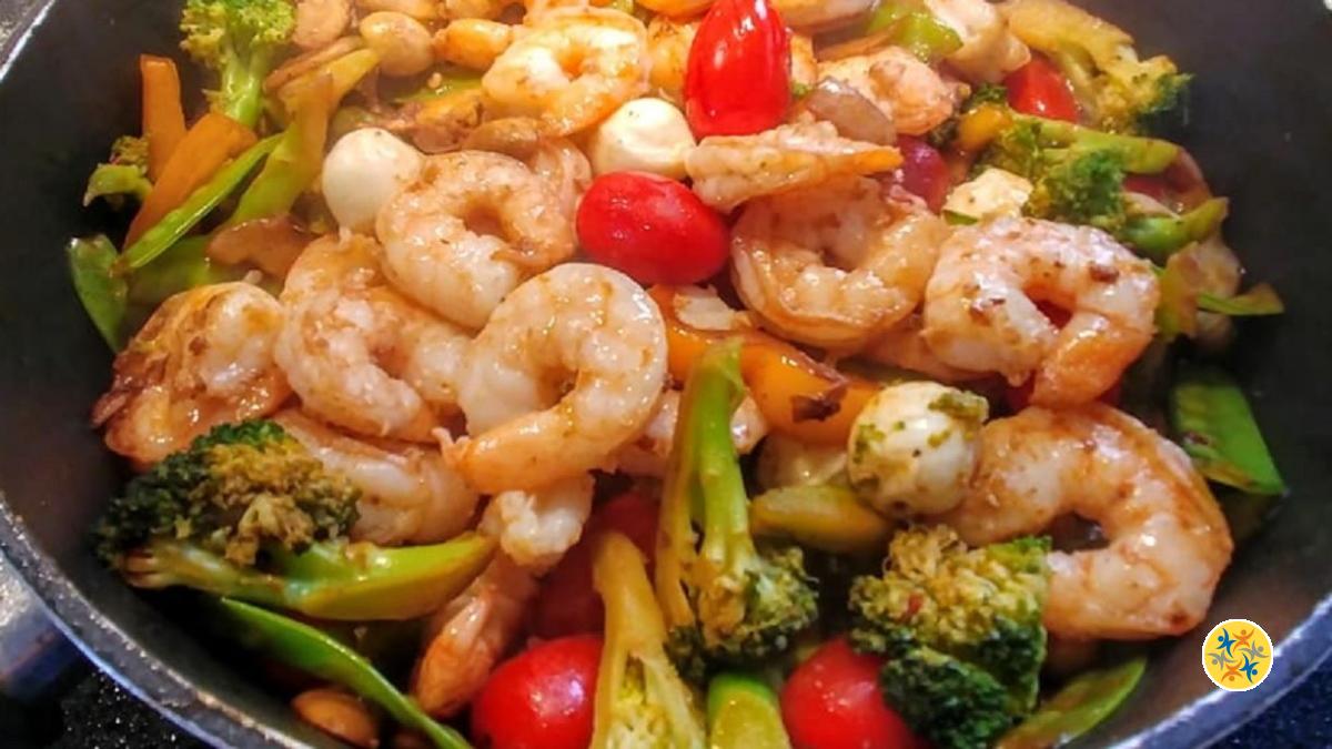 Recette de Sauté de Crevettes et Légumes